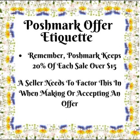 Accessories | 6 Slides About Poshmark Offers Etiquette | Poshmark